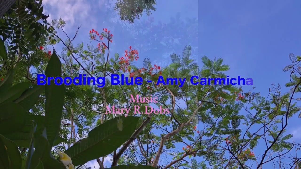 Brooding Blue - Amy Carmichael - YouTube