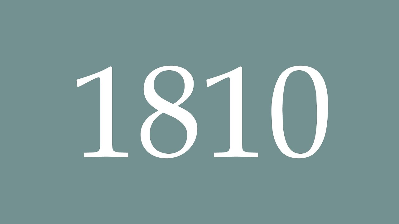 How to Pronounce ''1810'' Correctly in French - YouTube