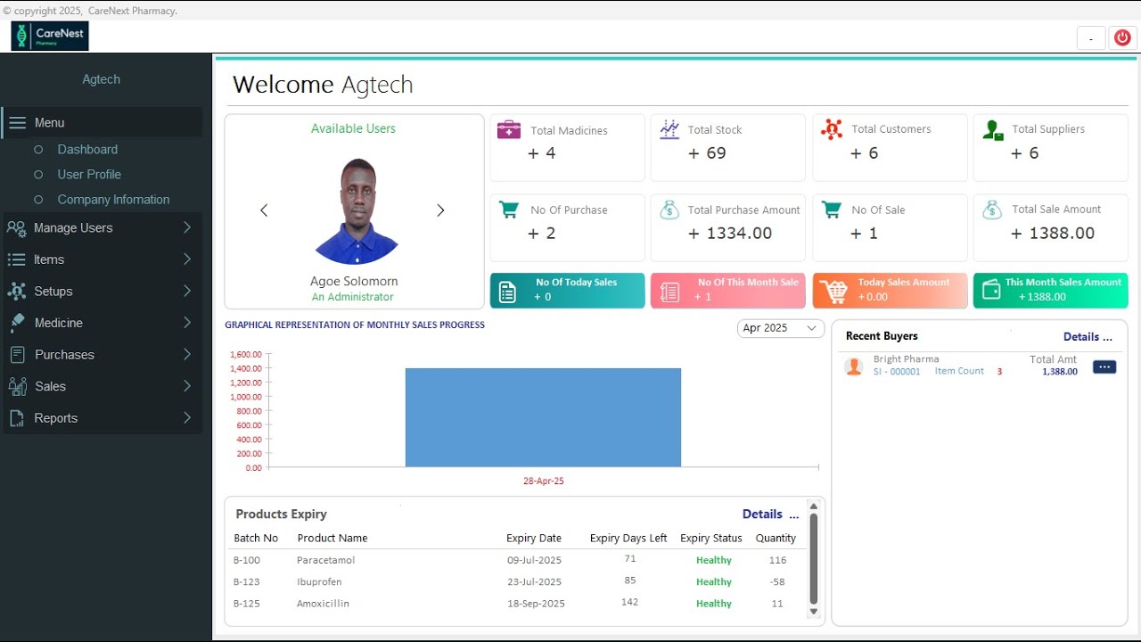 Pharmacy Management System in MS Access | Complete Database Solution ...