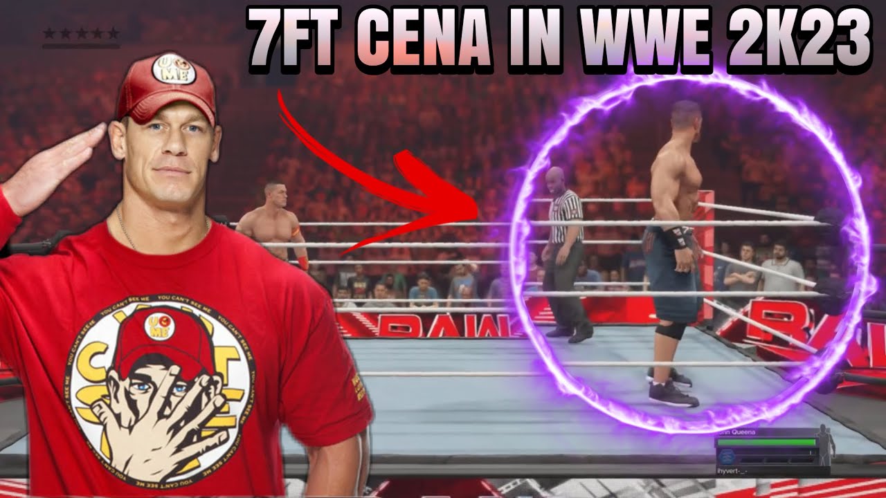 7 Foot Tall John Cena Is Too OVERPOWERED In WWE 2K23 😭 - YouTube