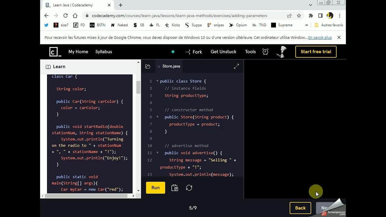 java : signature d'une méthode - YouTube
