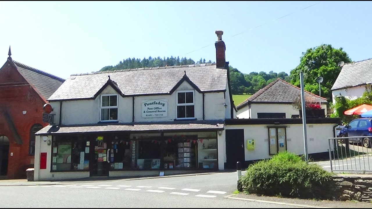 Pontfadog Post Office & General Store - YouTube