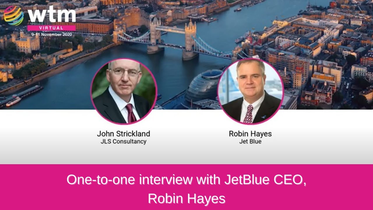 One-to-one interview with JetBlue CEO, Robin Hayes - YouTube
