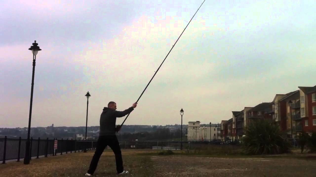 A nice easy no effort pendulum cast - YouTube