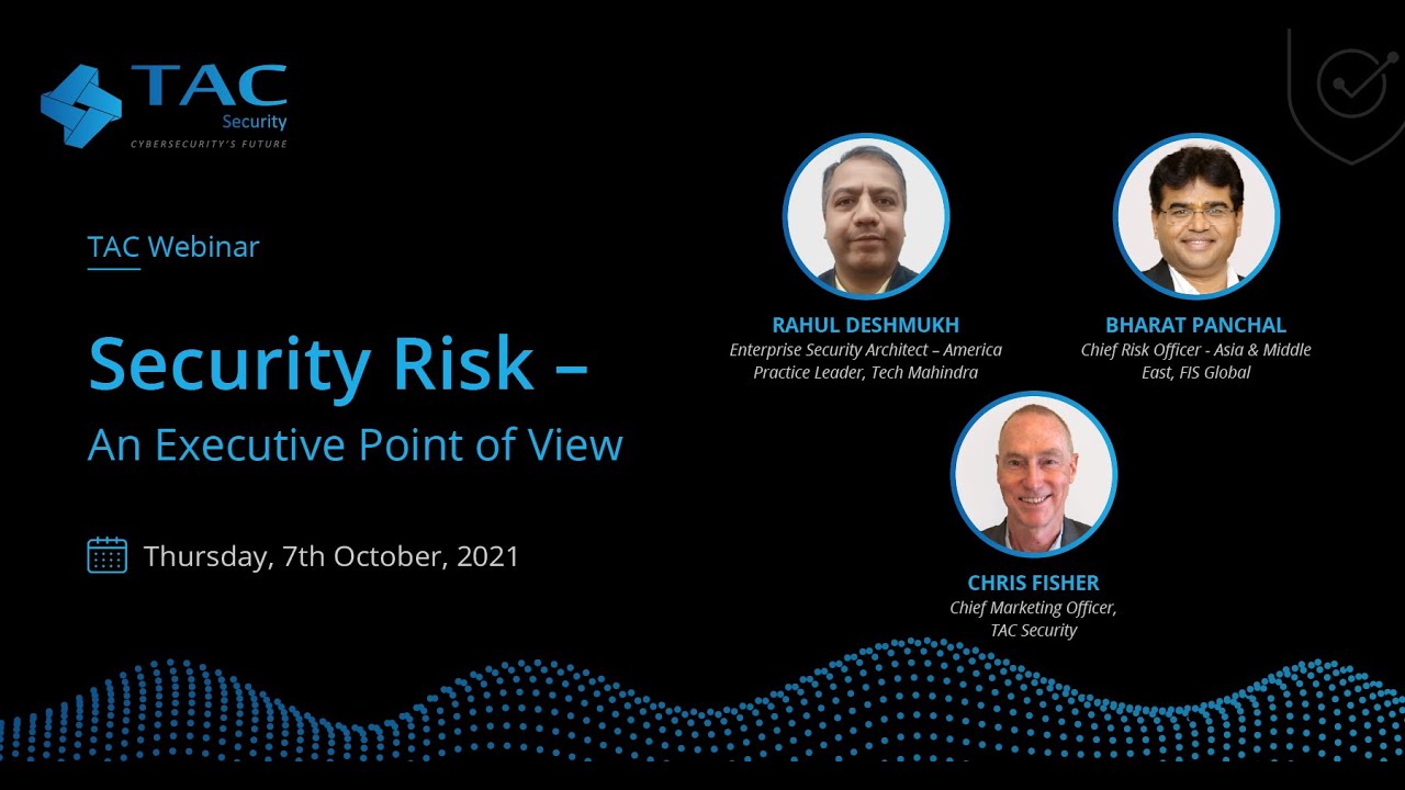 Webinar: Security Risk - An Executive Point of View - YouTube