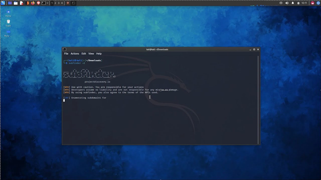 Subdomain Discovery Tool How To Perform Sub Domain Enumeration Cyber Security Tutorial