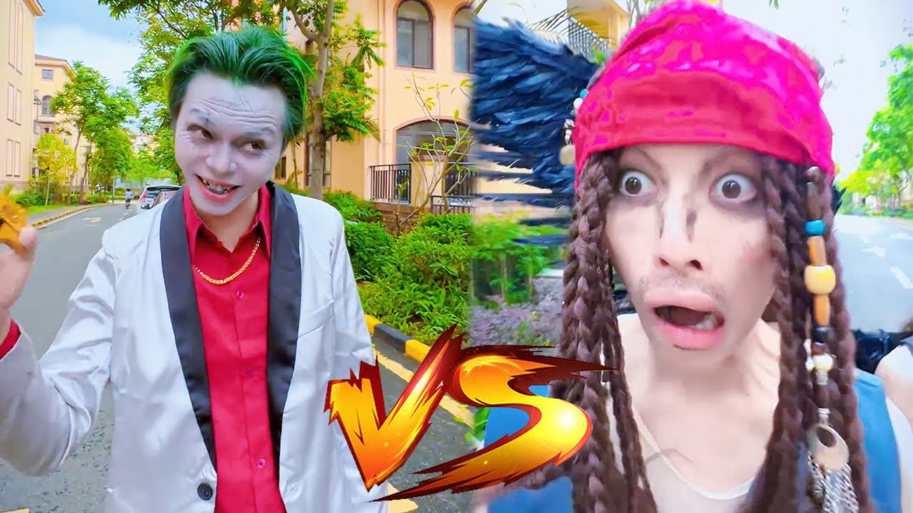 Clown Vs Pirate Captain! This Is Not a Fair Duel!#superman #spiderman # ...