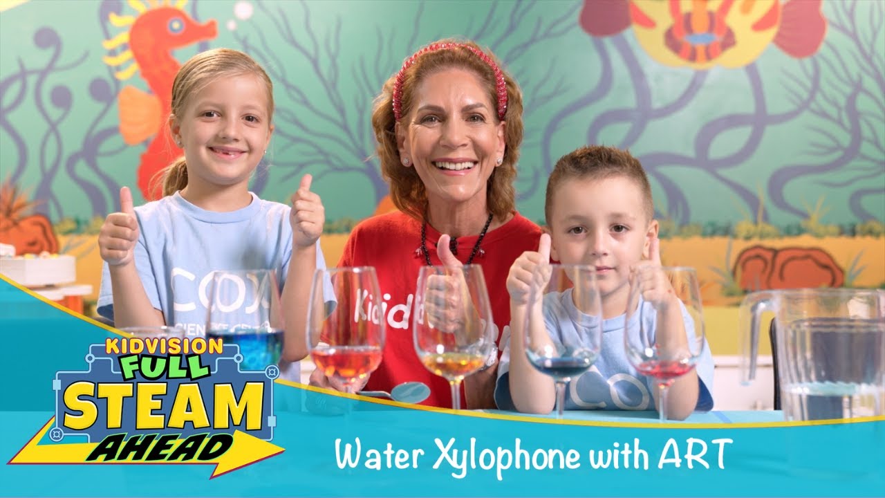 Water Xylophone with ART | KidVision Full STEAM Ahead - YouTube