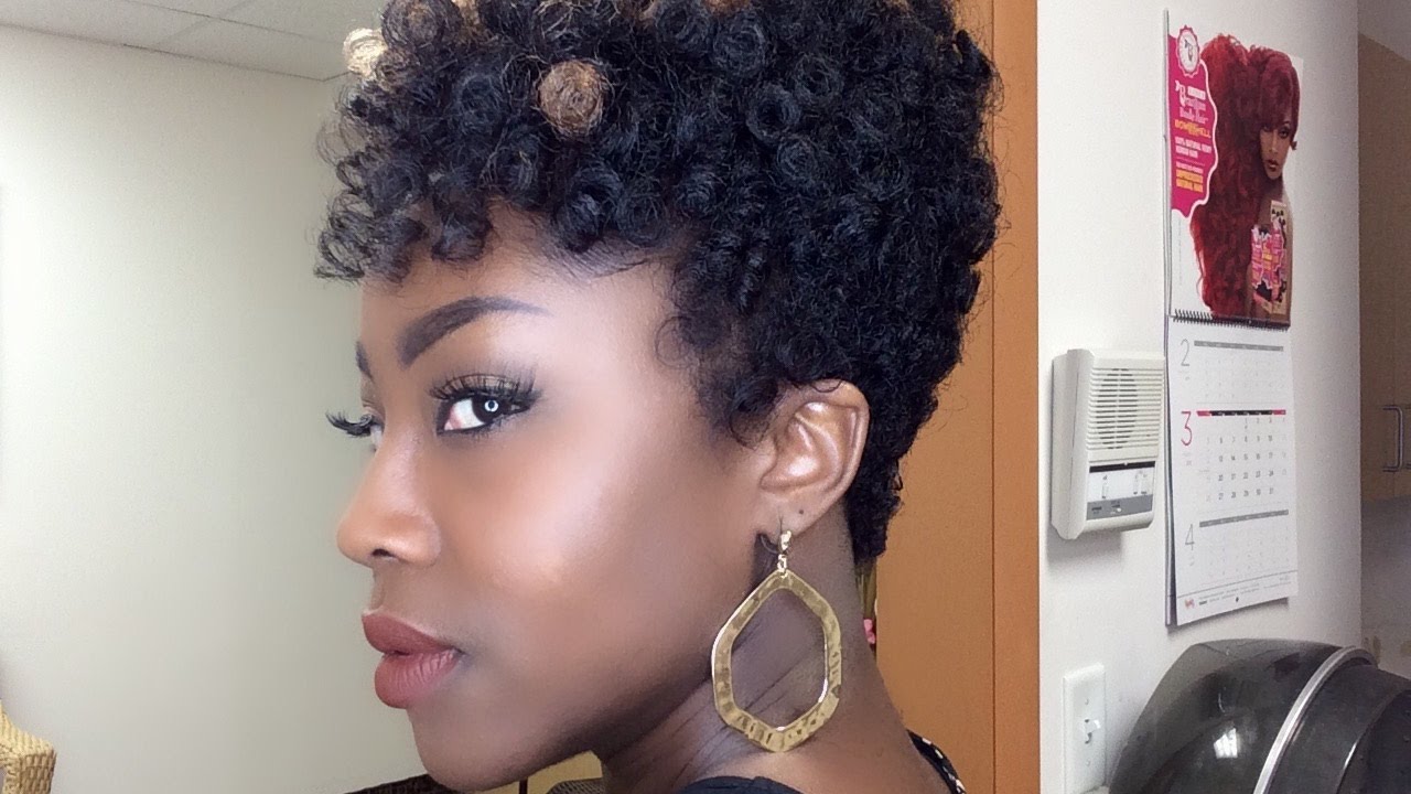 TWA Crochet Wig| Curlkalon Hair - YouTube