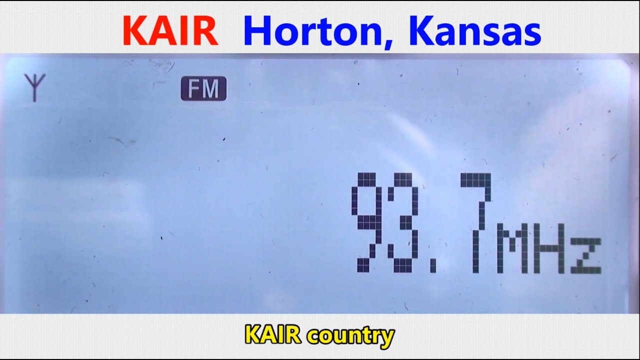 93.7 KAIR - Horton, Kansas captada en Zapopan (oeste), México - YouTube