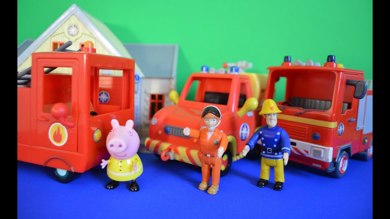 New Fireman Sam Full Episode Peppa Pig Fire Engine Talk Pontypandy ...