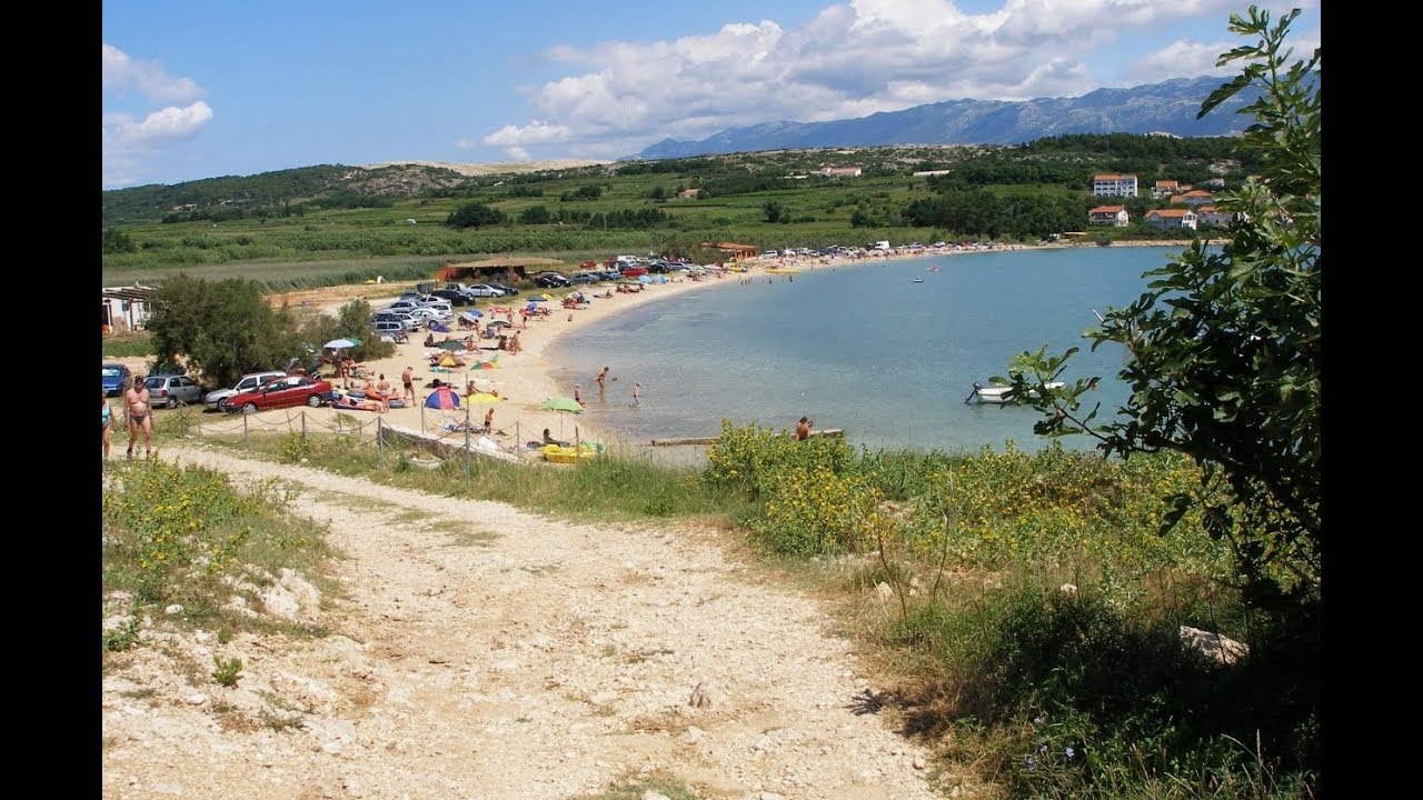 Caska Pag, Croatia + beaches - Plaže Caska Pag - YouTube