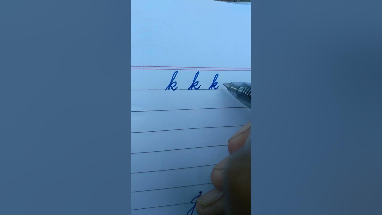 How To Write Small k In Cursive Shorts YouTube how-to-write-small-k-in-cursive-shorts-youtube