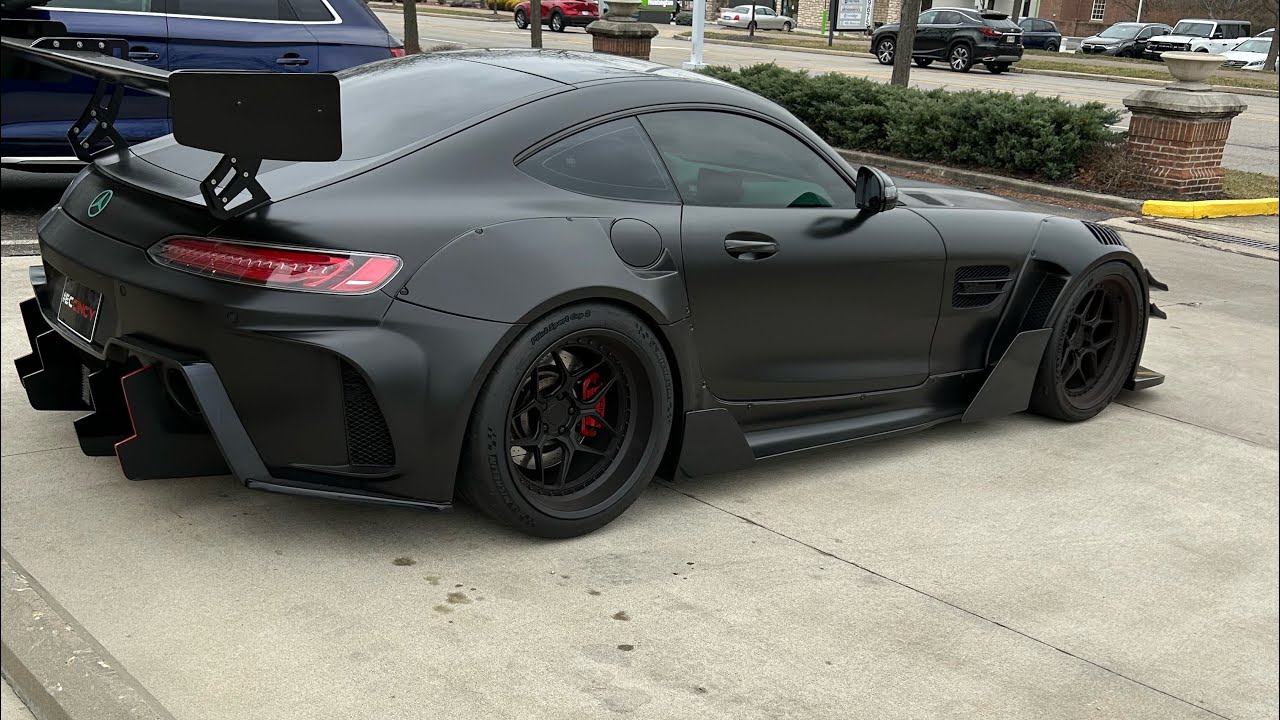 Widebody Mercedes AMG GT3 *BATMOBILE EDITION* | Euro Charged Cincy ...