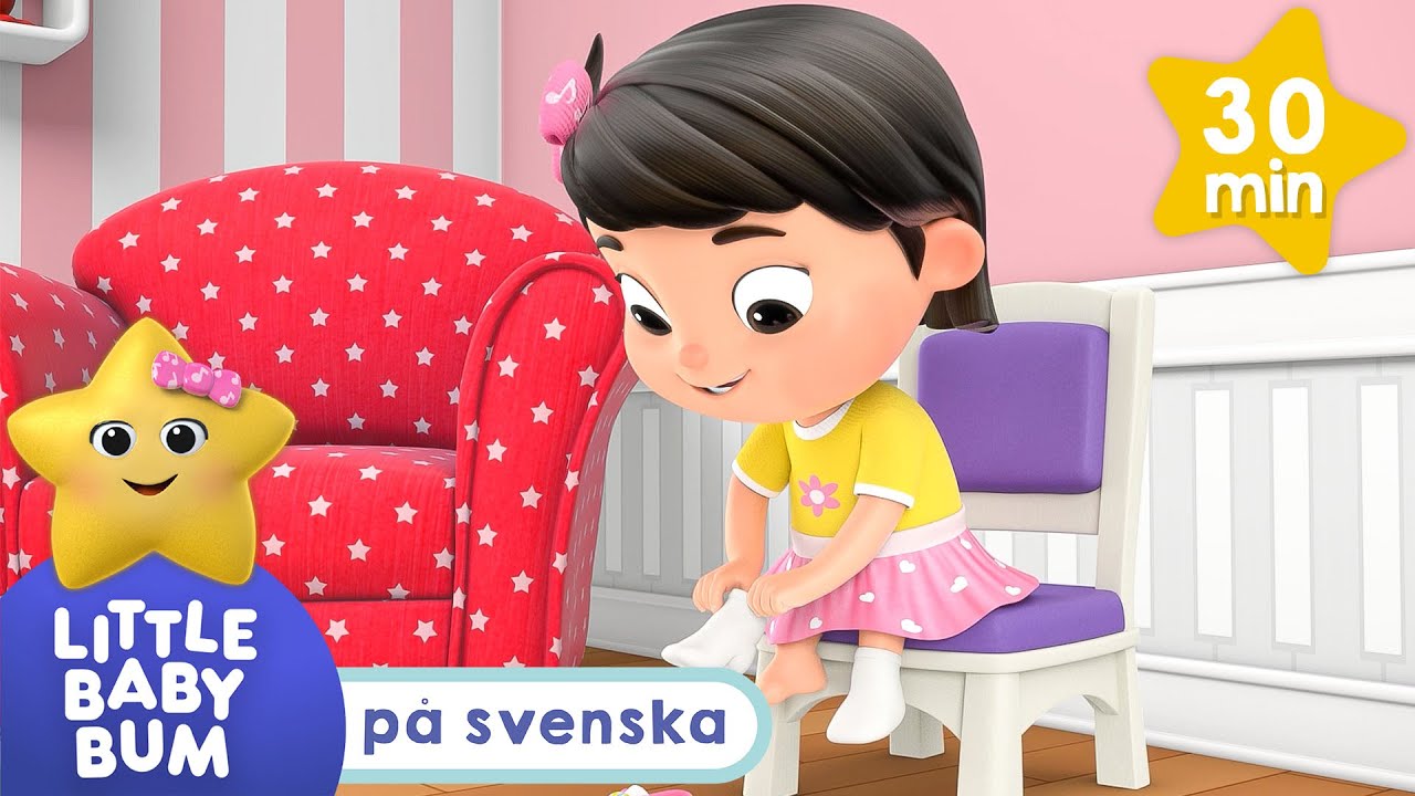 Klädsången - Little Baby Bum | Låtar och videor för barn | Moonbug Kids ...