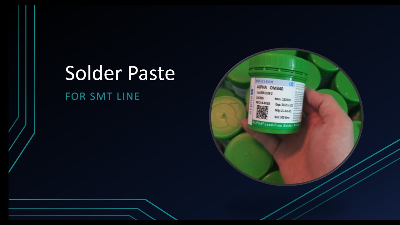 SMT Solder Paste ll Type of solder paste ll Handling explained - YouTube