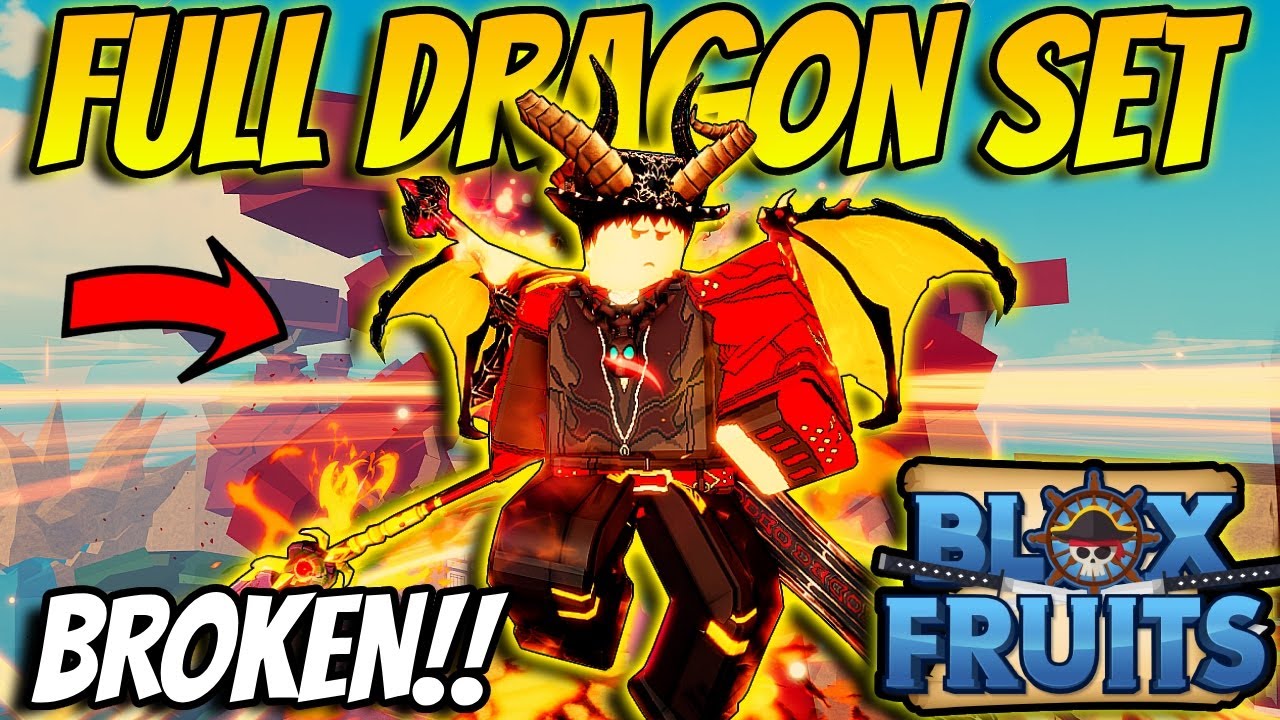 The Full Dragon Set Is *INSANELY* Broken In The New Blox fruits Update ...