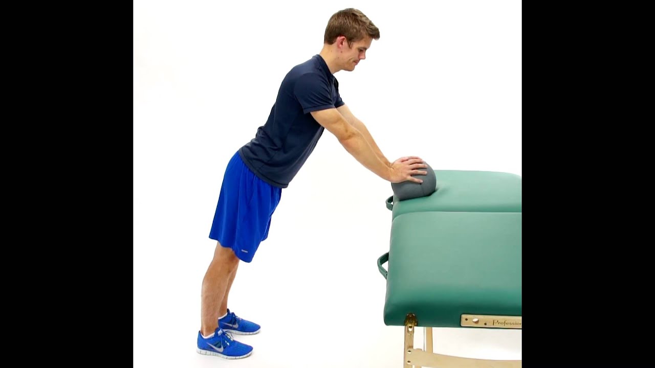 MEDICINE BALL TABLE PUSH UPS -hep2go - YouTube