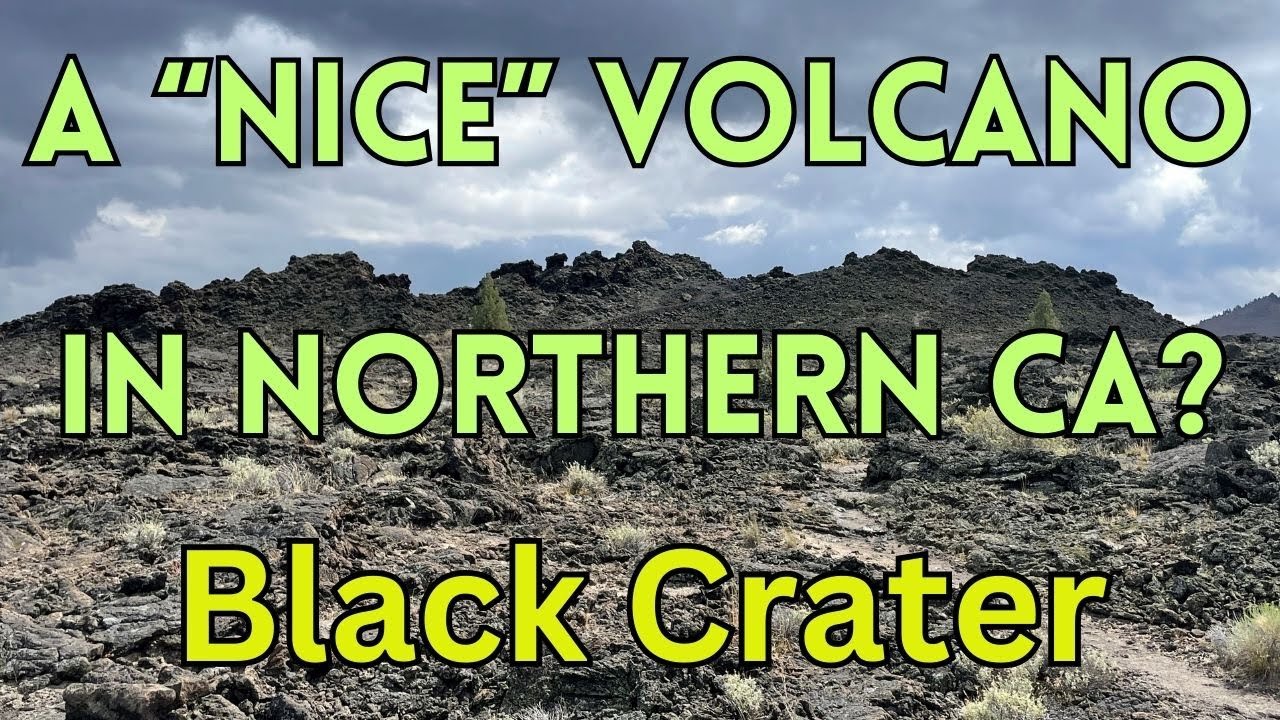 Black Crater: A Volcano in Lava Beds National Monument in Northern ...