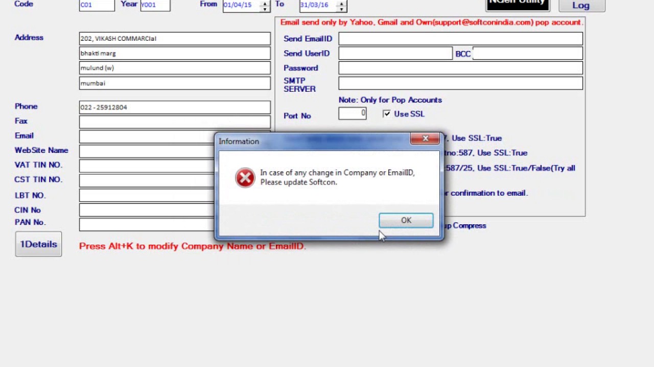 SOFTCON Company Setting - YouTube