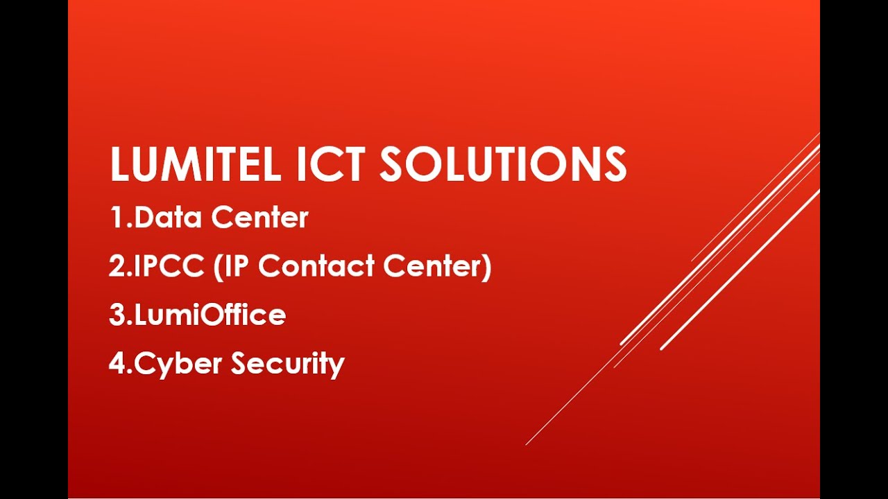 Lumitel ICT solution for Enterprise and Government - YouTube