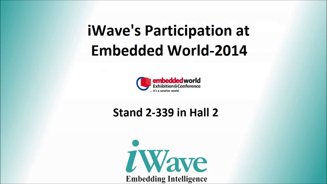 iWave's Participation at Embedded World 2014 Event - YouTube