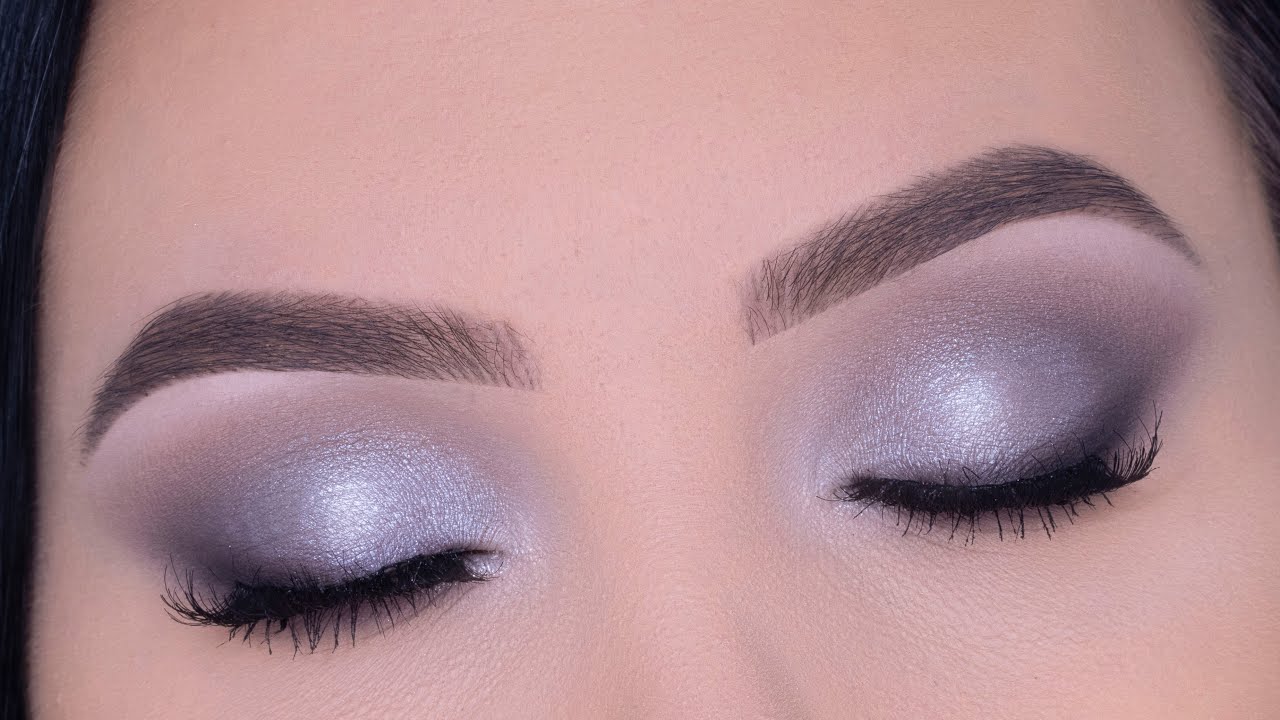 Cool Toned Soft Glam Eye Makeup Look | Soft Smokey Bridal Glam Eye Look ...