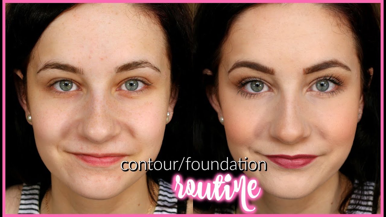 Every Day Contour/Foundation Routine - YouTube