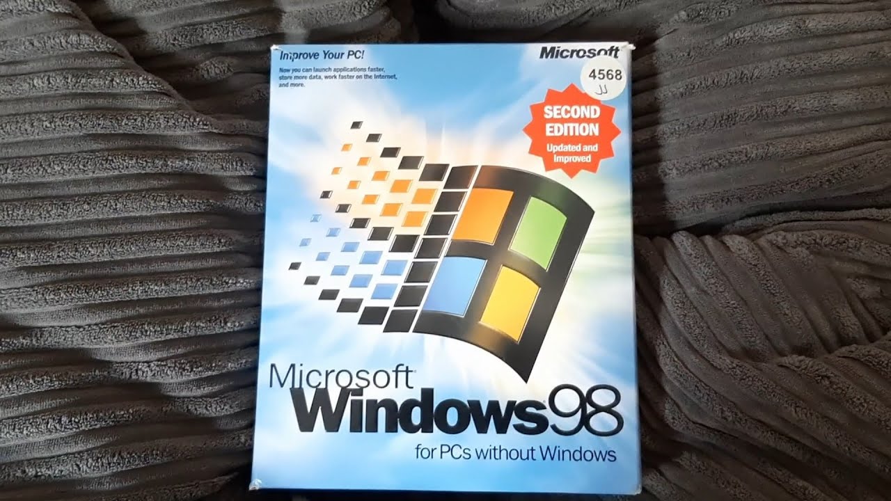 Windows 98 SE PC Big Box Unboxing - YouTube