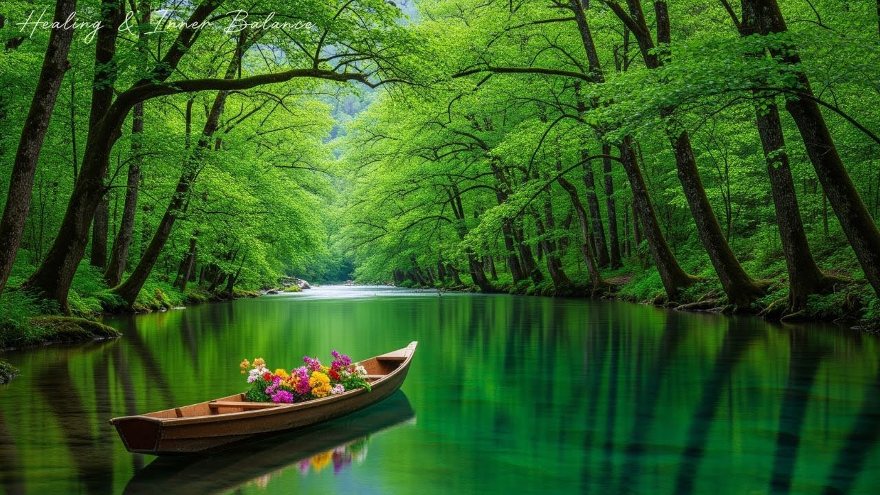 Super Relaxing Piano Music, With Amazing Nature Sounds 🌿Heal Mentally ...
