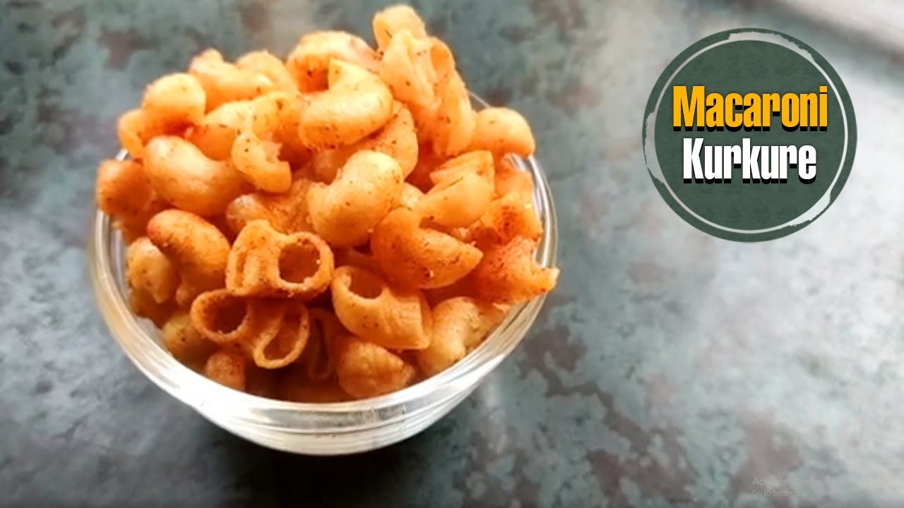 Crispy macaroni snack | 5 Minutes snack recipes | Macaroni kurkure ...