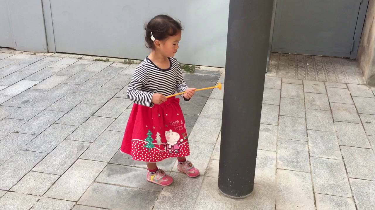 Enya - hitting a lamp post - YouTube