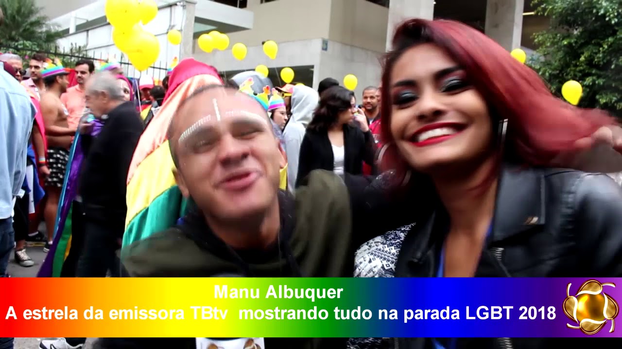 Manu Albuquerque l emissora TBtv l LGBT 2018 - YouTube