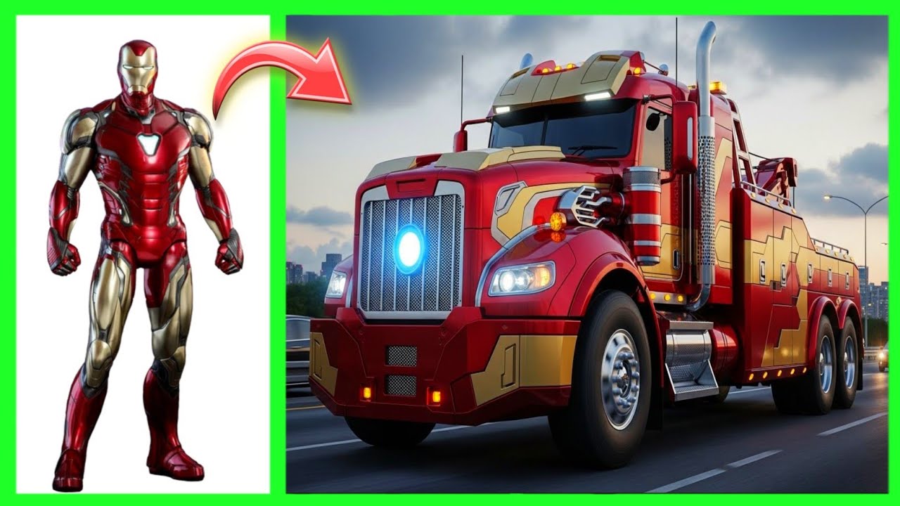 IRON TRUCK: The Ultimate Towing Armor! Tony Stark's Heaviest Hauler is ...