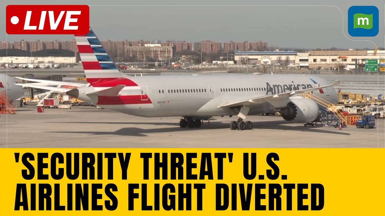 LIVE | American Airlines Flight Diverted Due To Bomb Threat | American ...