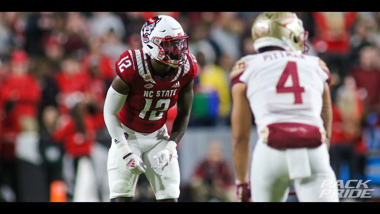 NC State DB Devan Boykin on late interception, win over FSU - YouTube