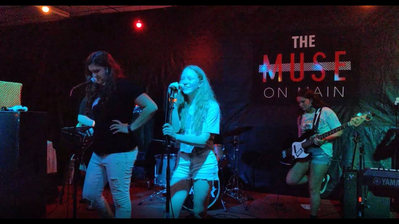 Eva performs with the School of Rock at Muse on Main - YouTube