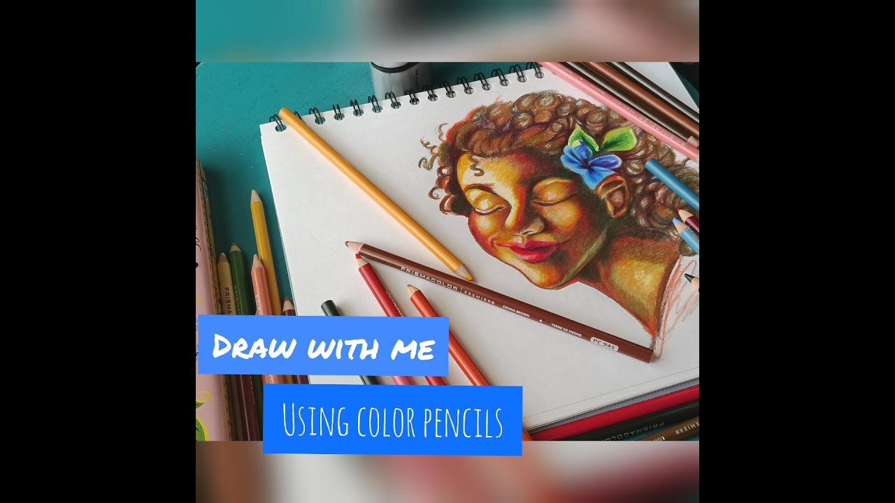 Color Pencil Portrait Tutorial: How to Draw a Face in Color Pencils ...