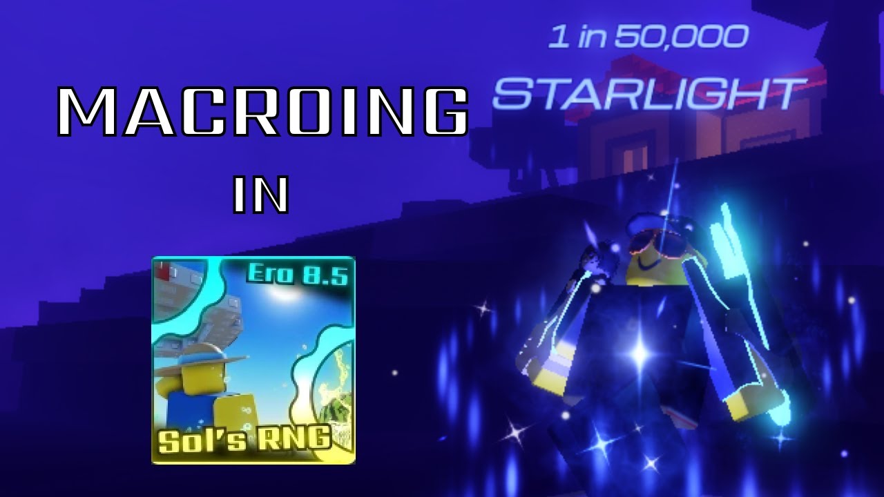 Macroing in Sol's RNG! - YouTube