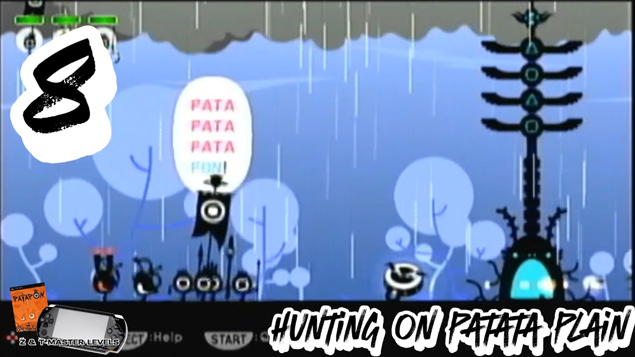 Patapon - PSP - Hunting on Patata Plain - YouTube