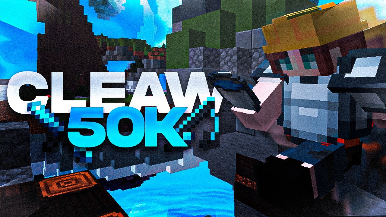 A TEXTURA PERFEITA Cleaw 50K FPSBOOST / SKYWARS / BEDWARS / PVP 1.7 / 1 ...