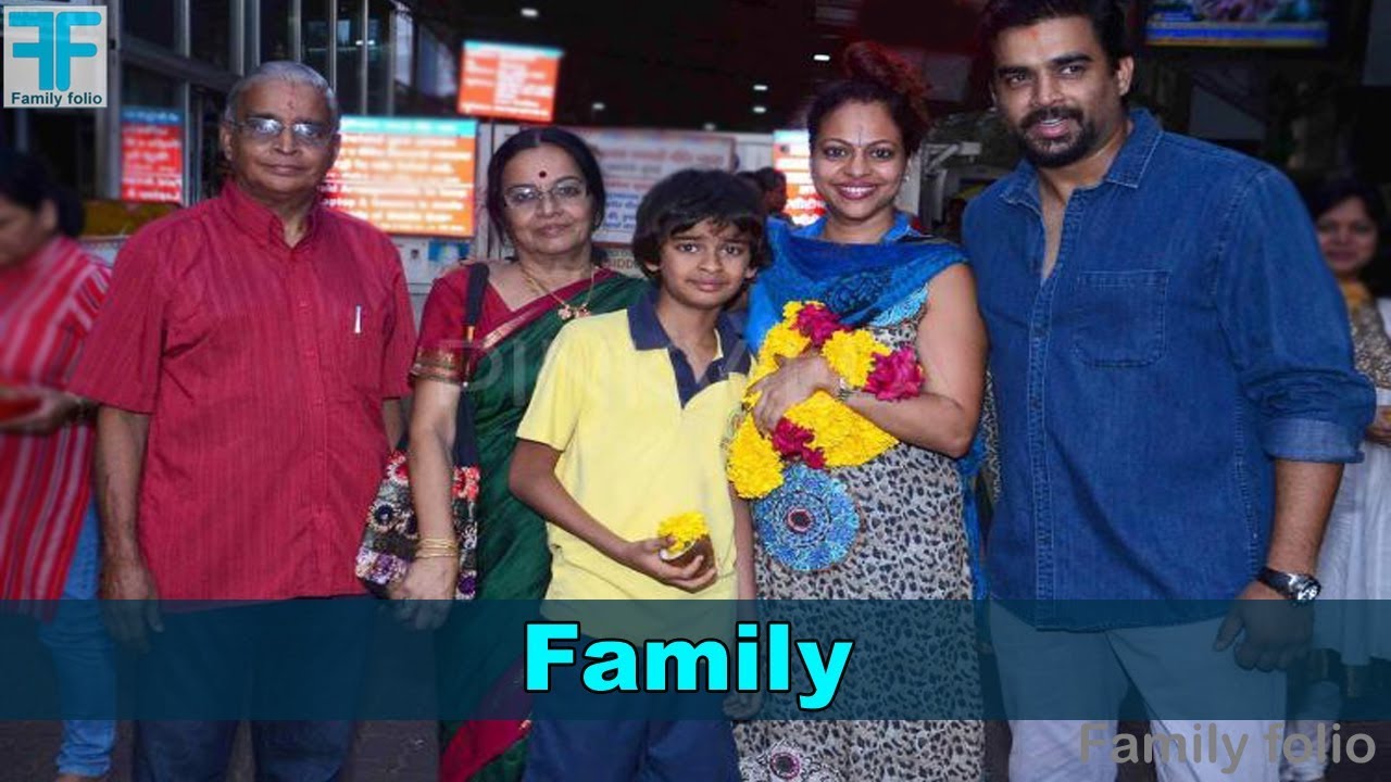 R Madhavan Family । R Madhavan with wife and childrens - YouTube