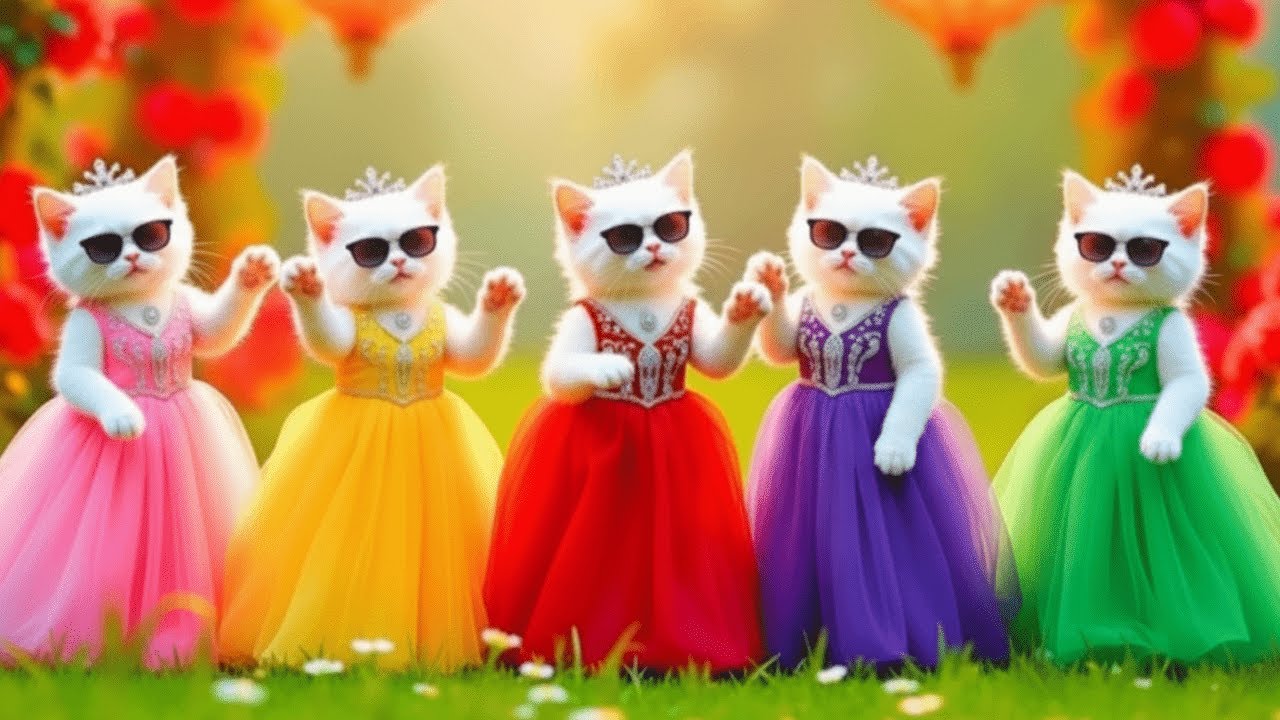 बिल्ली डांस | Cutest Cat videos funny dance🤣💃Videos for cats #funny # ...