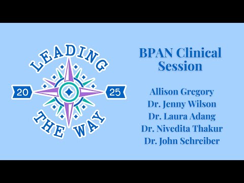 BPAN Clinical Session