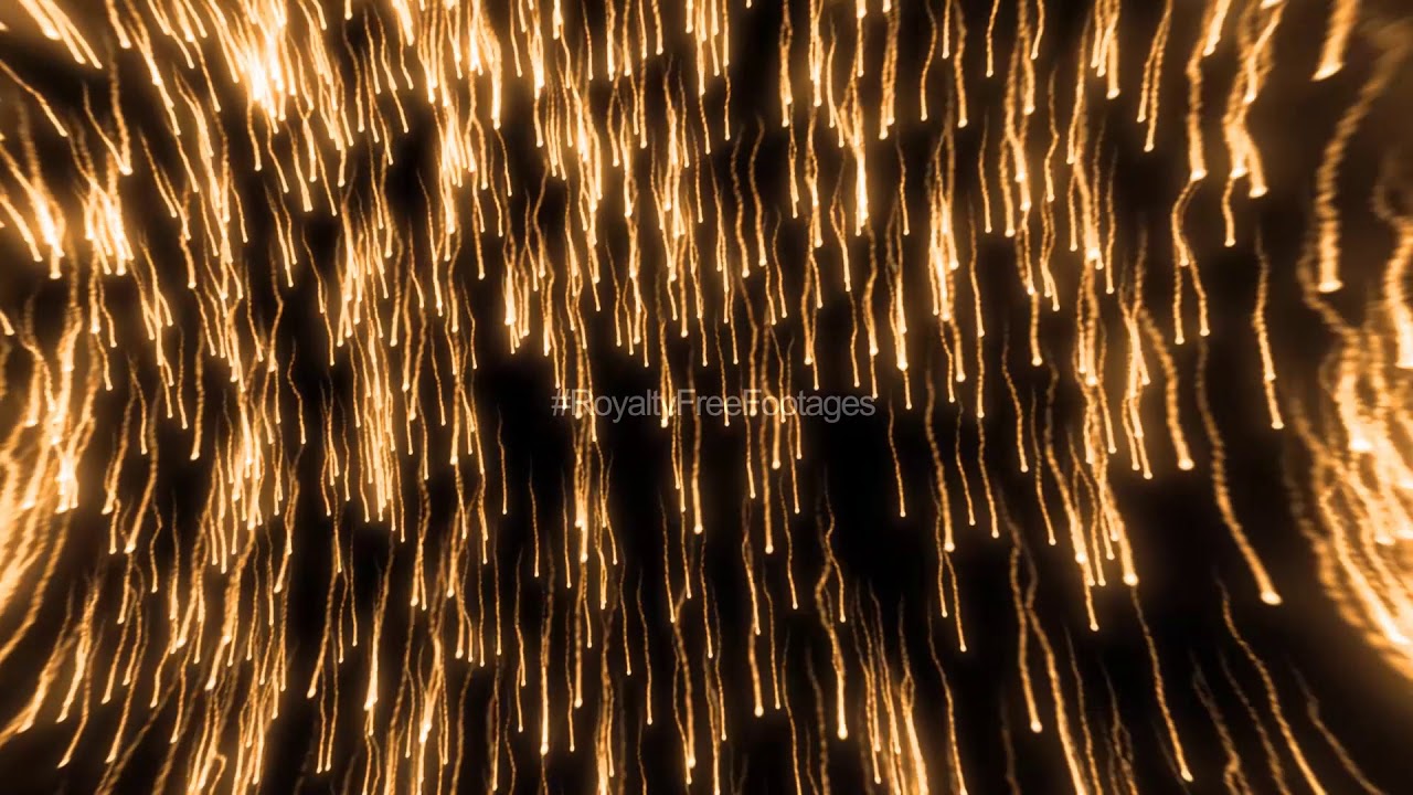 golden particle effect | Golden particles motion | golden particle ...