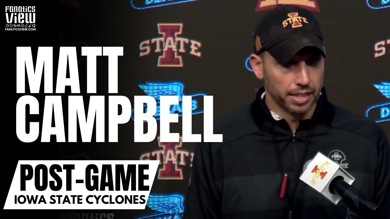 Matt Campbell Reacts to Iowa State's Upset of Oklahoma State & Responds ...