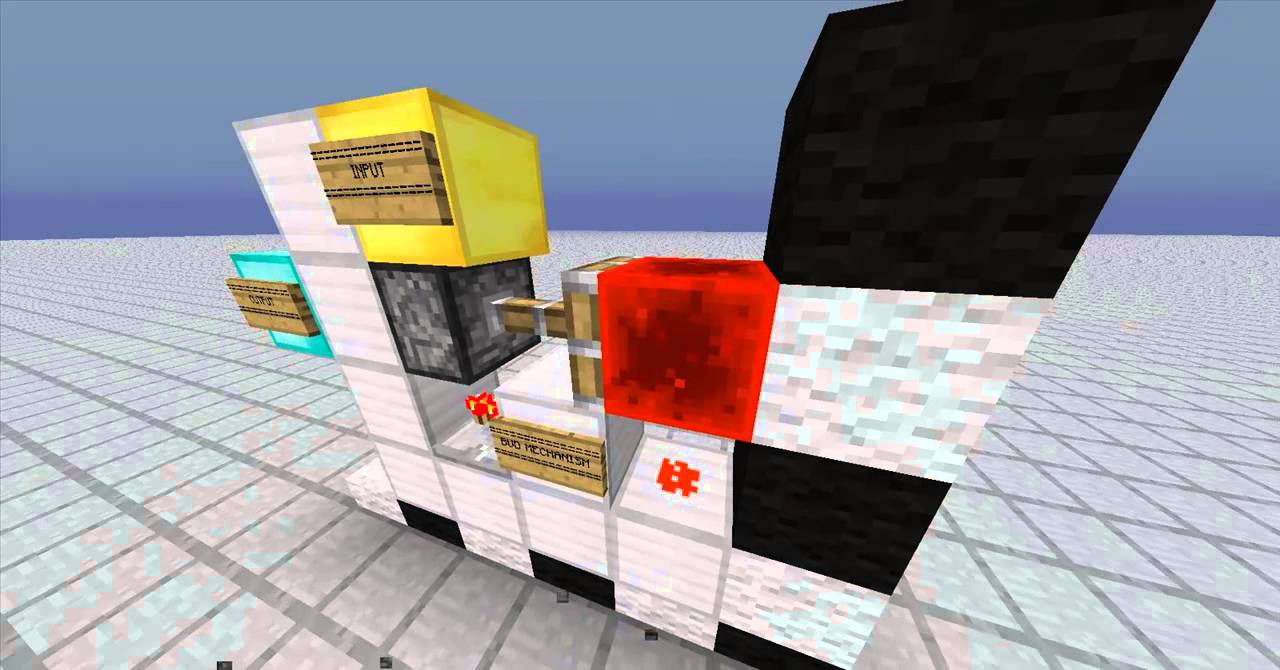 Minecraft Redstone - BUD Redstone Torch Key - YouTube