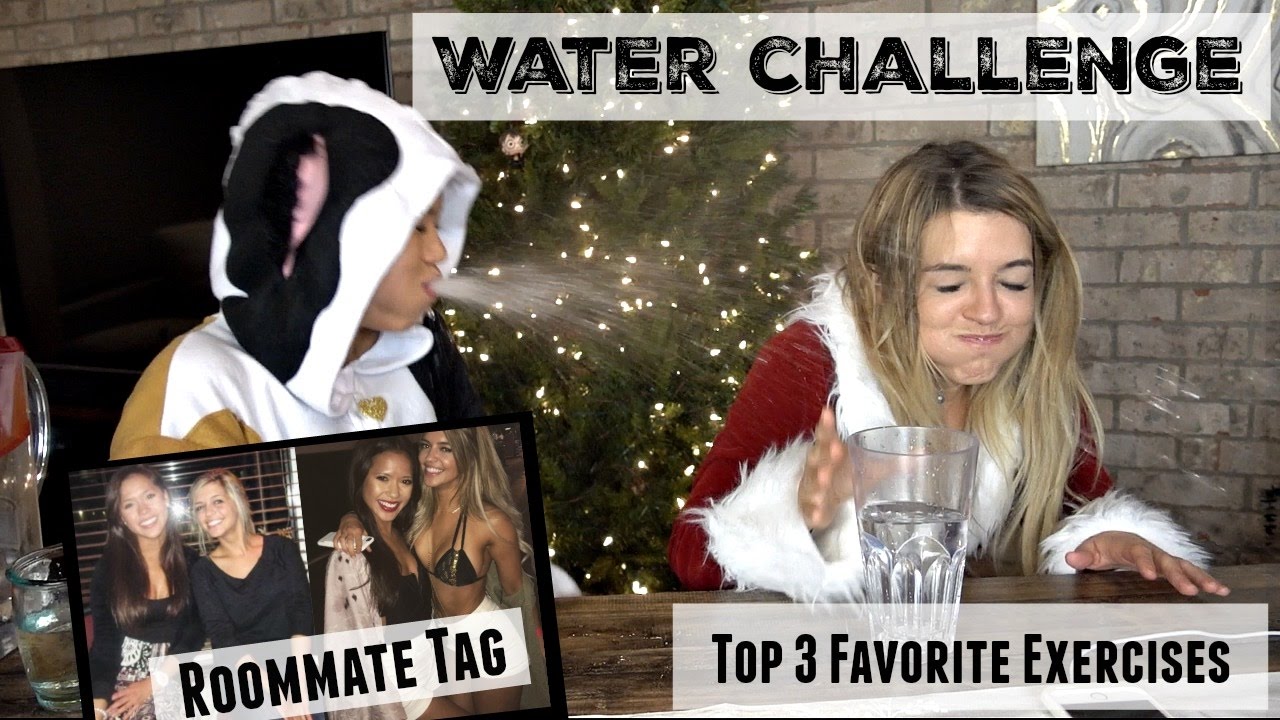 Roommate Q&A | Don't Laugh Challenge! With Water | Ft Sammy Finch - YouTube