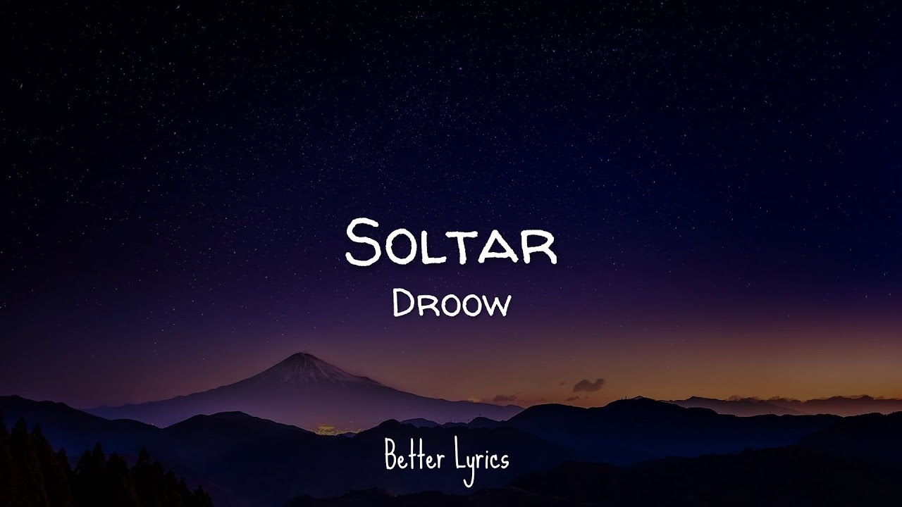 Droow - Soltar (Letra/Lyrics) - YouTube