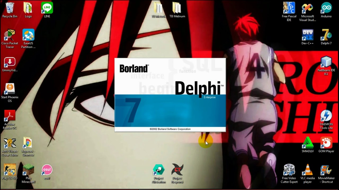 Membuat tampilan login sederhana pada delphi - YouTube